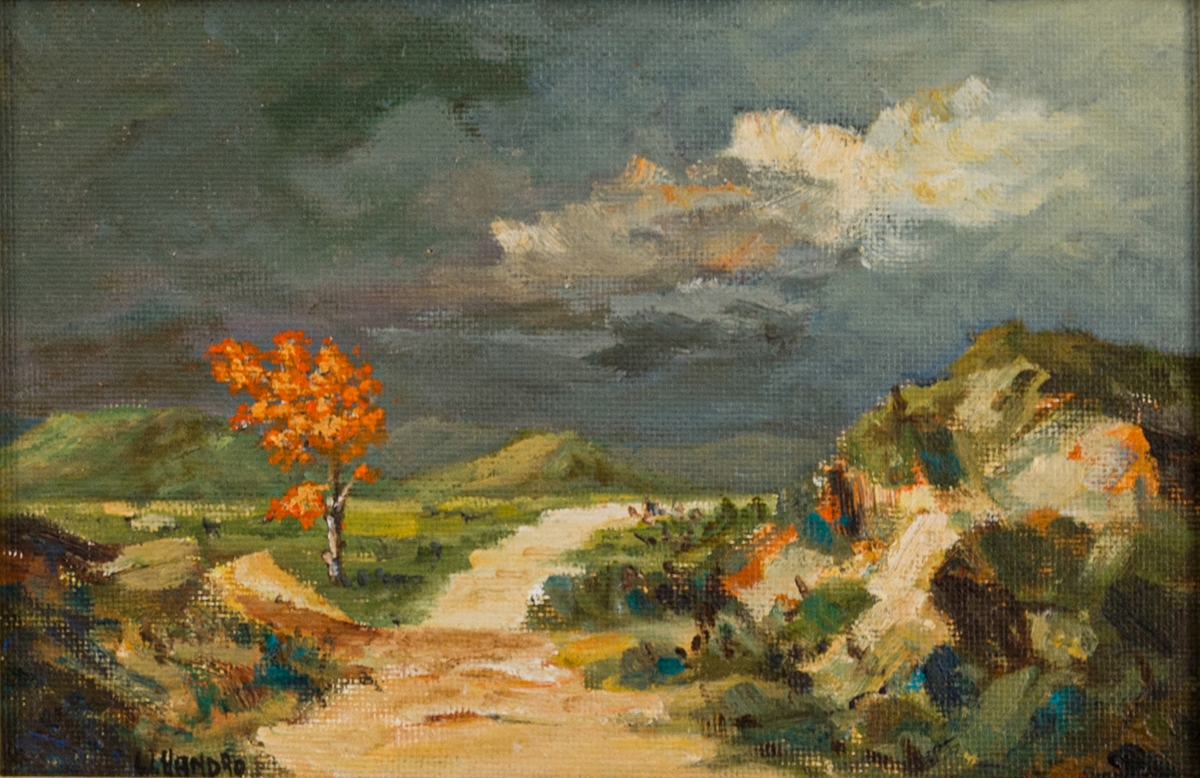 Walter Handro | Paisagem com mulungu | MutualArt