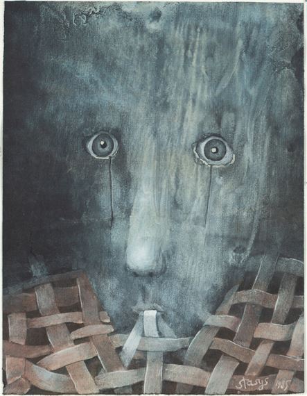 Stasys Eidrigevicius | Face (1985) | MutualArt
