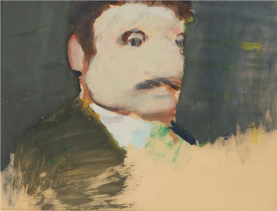 Stefan Artur Nacht-Samborski | Portret mężczyzny z wąsami (1970 ...