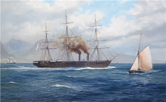 John Steven Dews | HMS Warrior - the first British ironclad (built 1861 ...