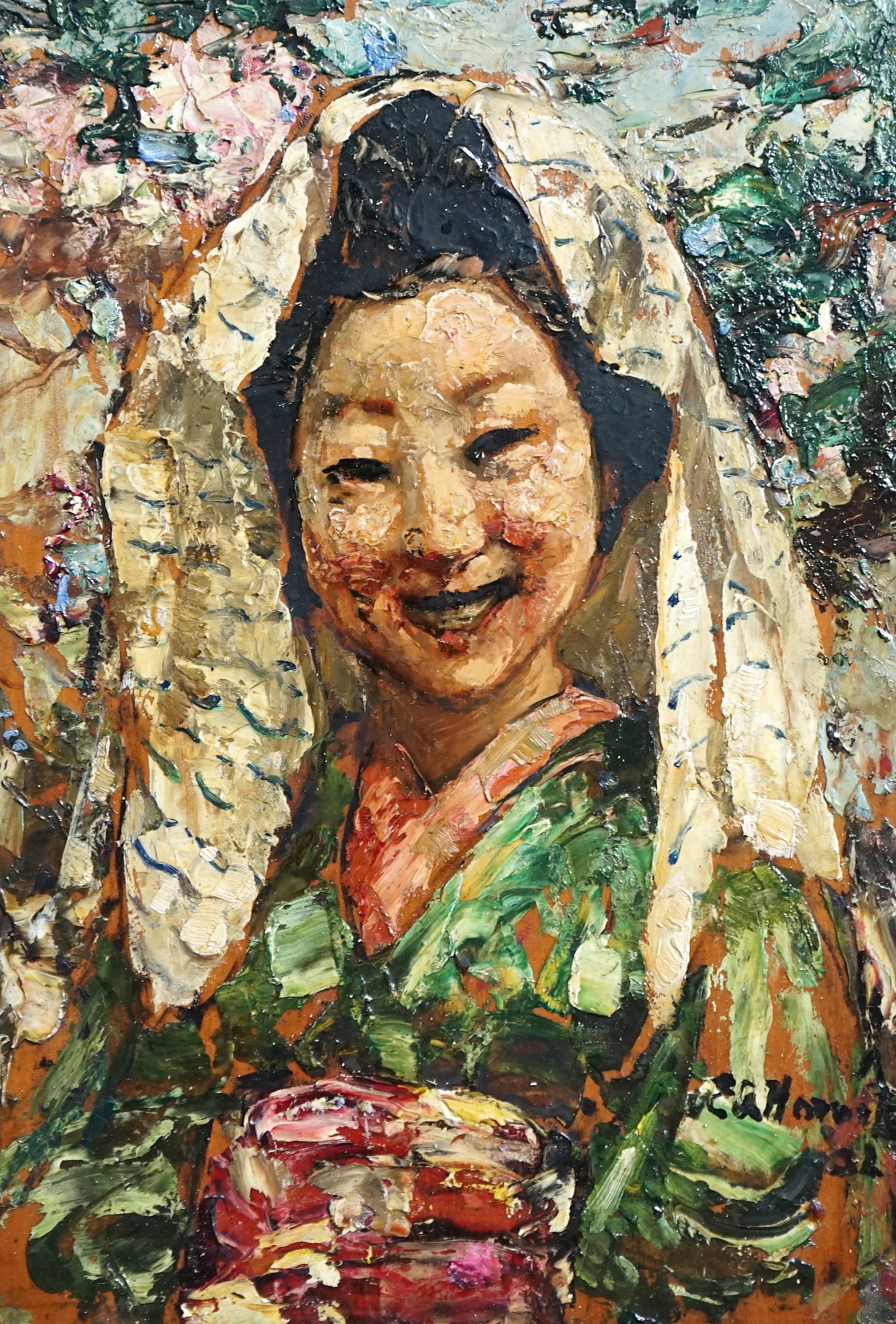 Edward Atkinson Hornel | Portrait of a Japanese woman | MutualArt