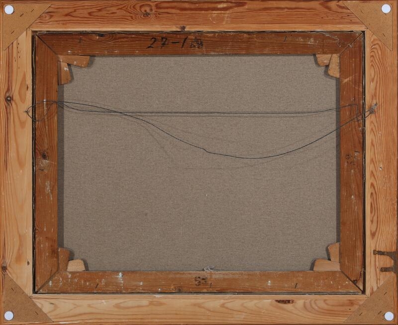 Knud Agger | Landscape with view over fields and a lake | MutualArt