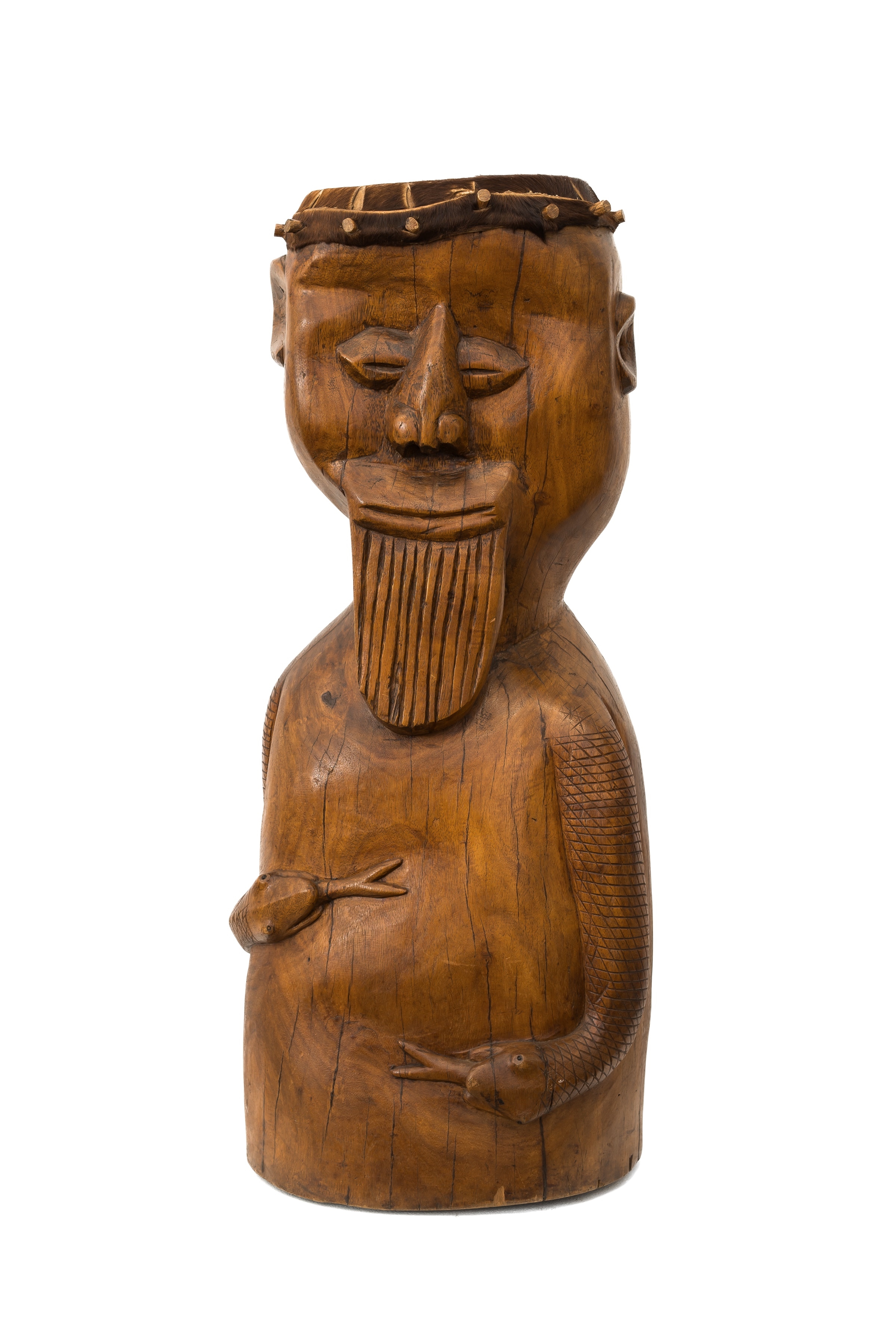 Jackson Hlungwani | Self Portrait – Drum | MutualArt