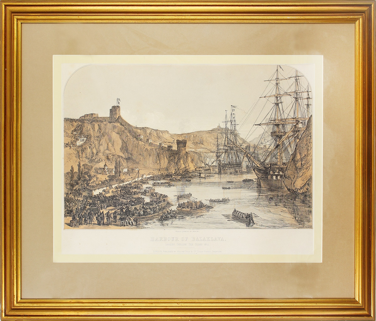 Andrew MacLure | Balaclava Harbour (1855) | MutualArt