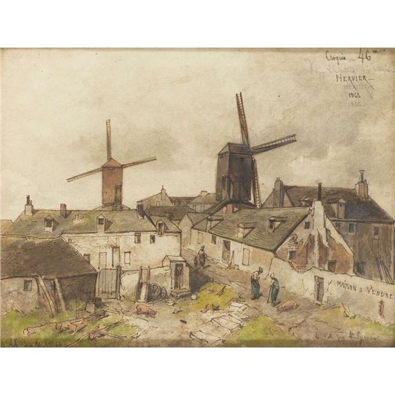 Louis Adolphe Hervier | ST GERMAIN (1866) | MutualArt