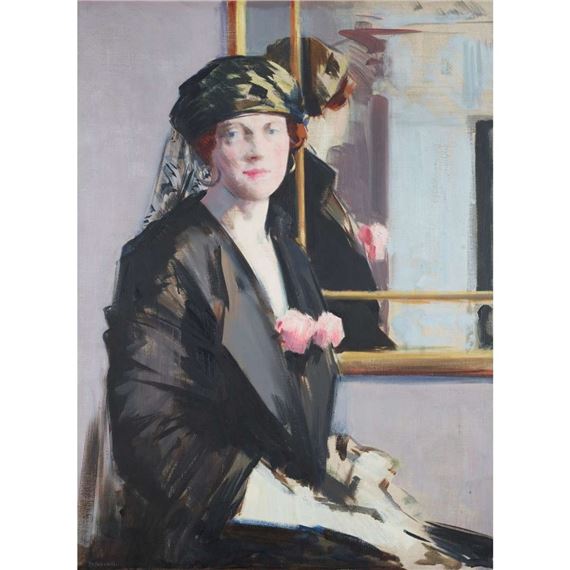 Francis Campbell Boileau Cadell | Miss Don Wauchope's robe | MutualArt
