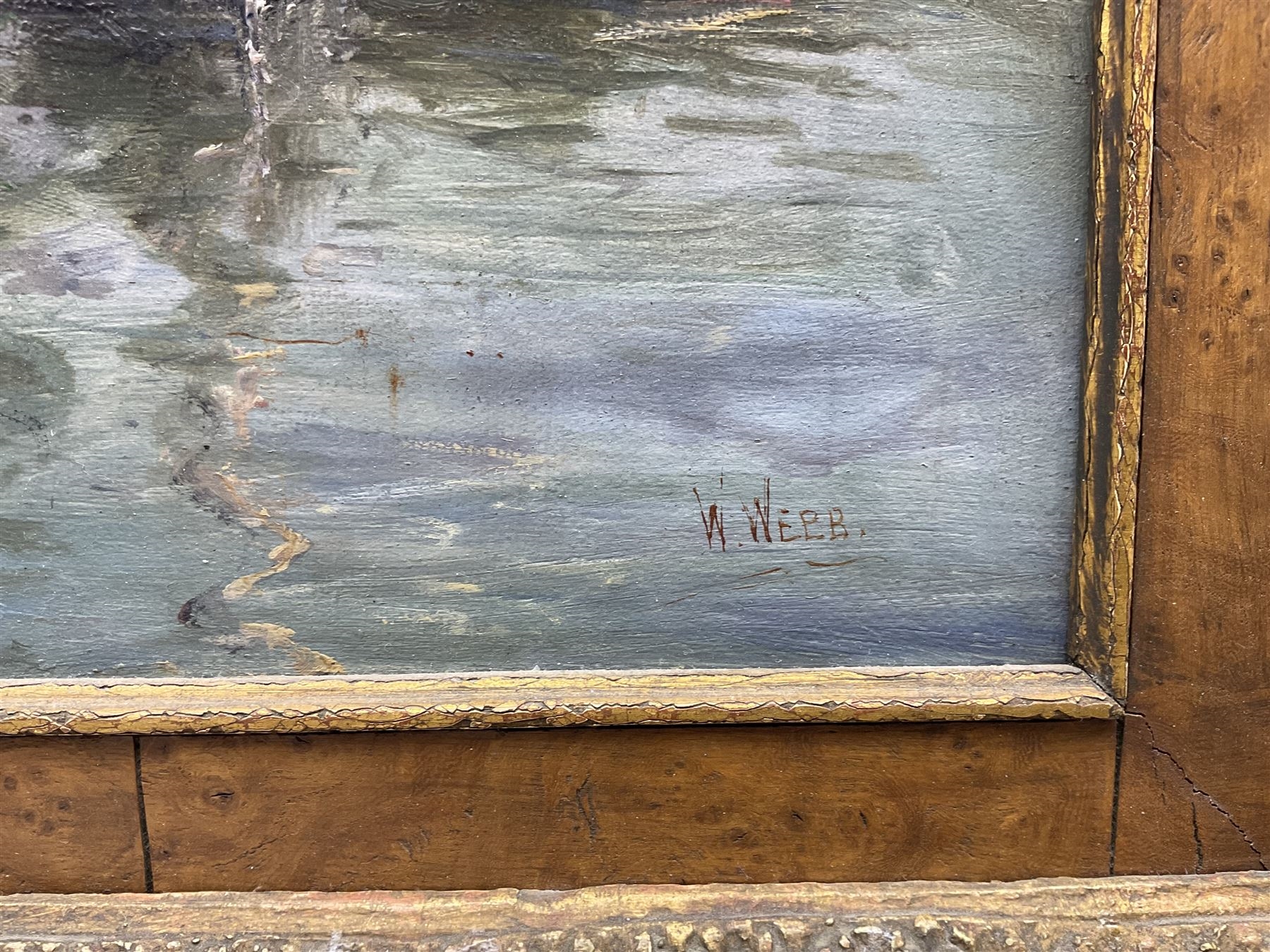 William Edward Webb | Fishing Boats in Whitby Harbour's Dock End ...
