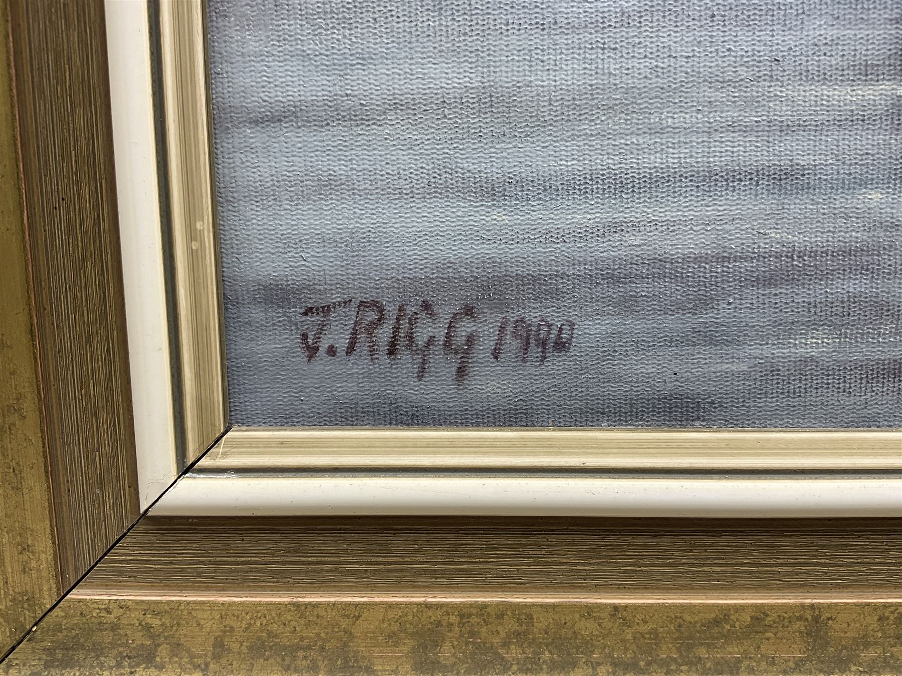 Jack Rigg | Whitby Harbour in the 1960s (1990) | MutualArt