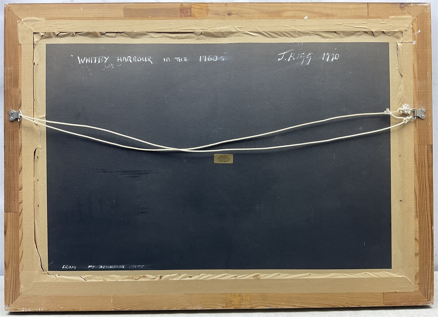 Jack Rigg | Whitby Harbour in the 1960s (1990) | MutualArt