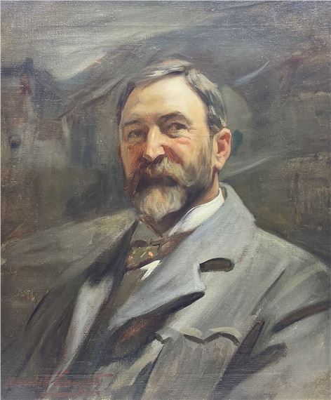 Harold Knight | Portrait of 'William Frederick Mayor' (1866) | MutualArt