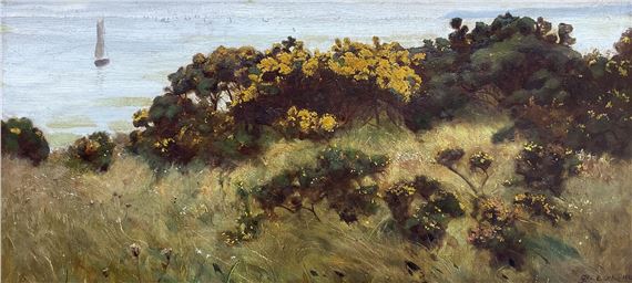 George Edward Cook | When the Gorse is out of Bloom (1885) | MutualArt