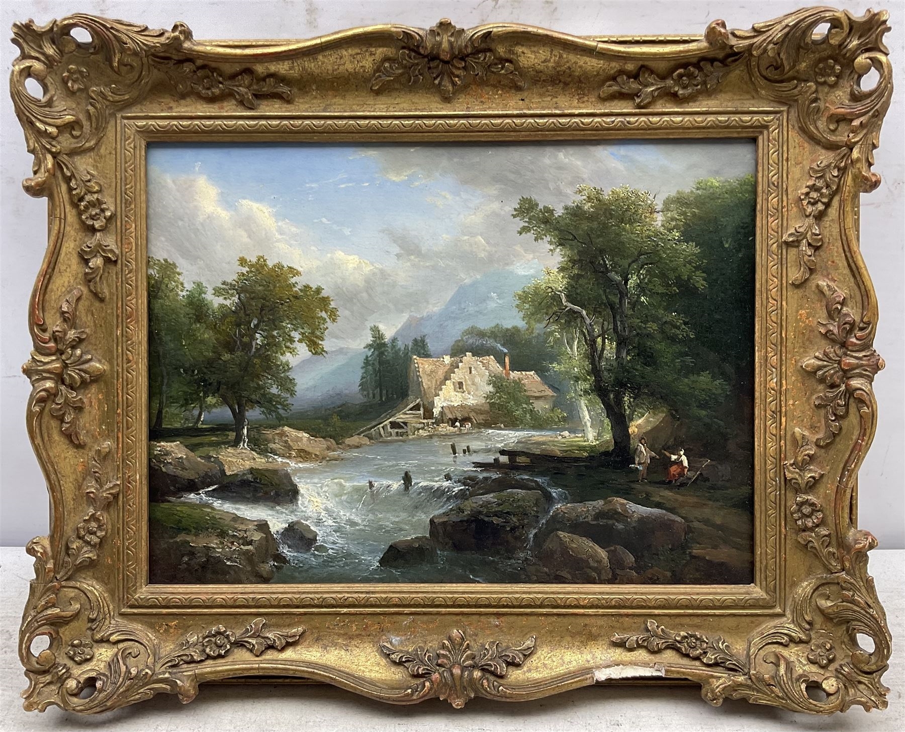 Edward Charles Williams | Figures at the Riverside | MutualArt
