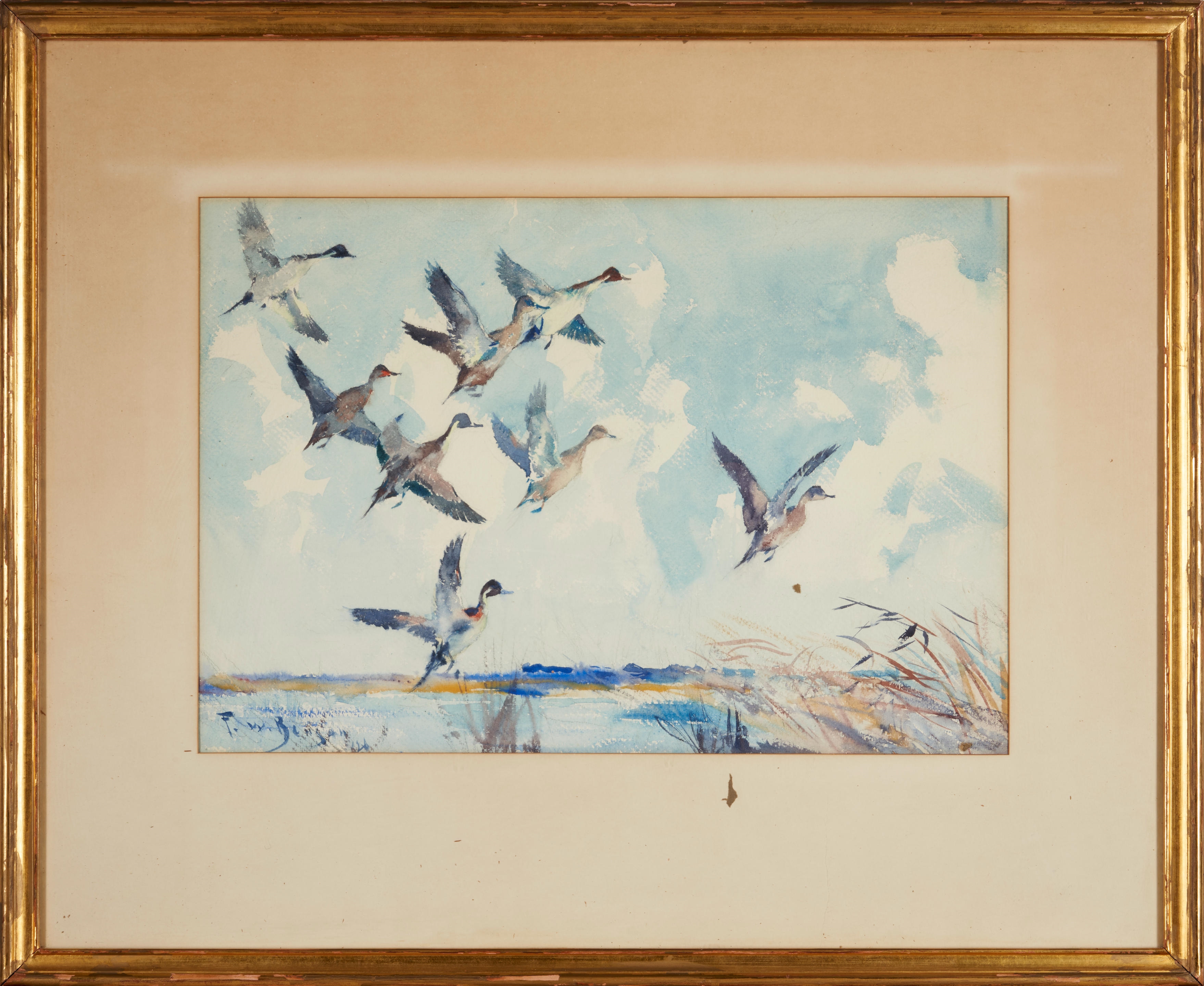 Frank Weston Benson | Towering Pintails | MutualArt