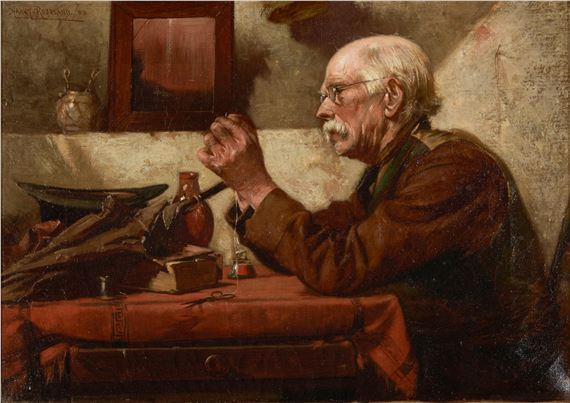 Harry Herman Roseland | A Stitch in Time (1898) | MutualArt