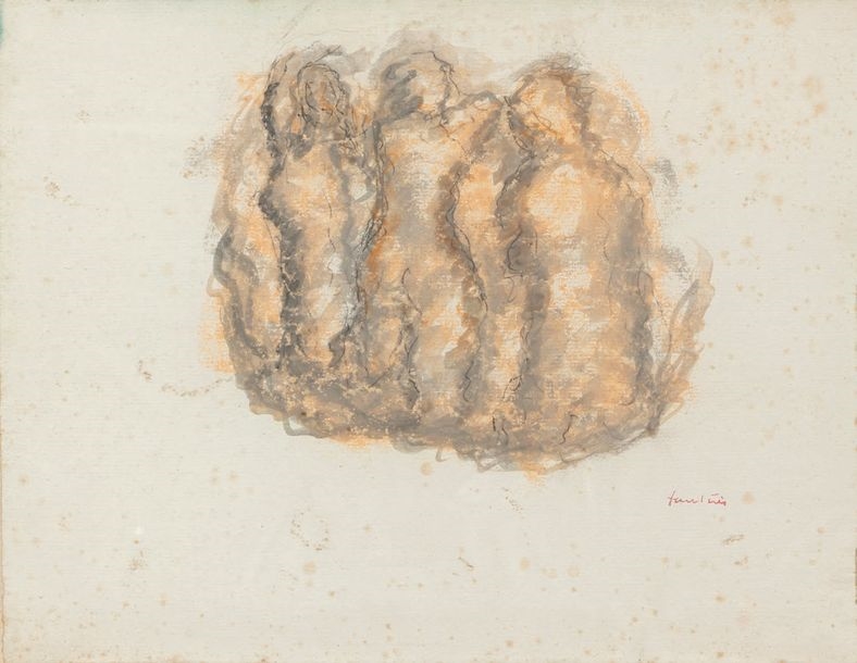 Jean Fautrier | Characters from behind | MutualArt