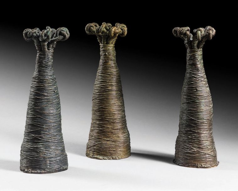 Christian Jaccard | Rope Patinated bronze proof numbered 5/8 | MutualArt