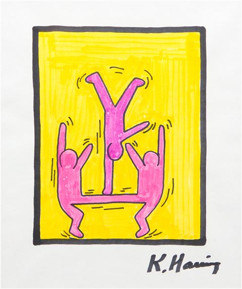 Keith Haring | Acrobats | MutualArt