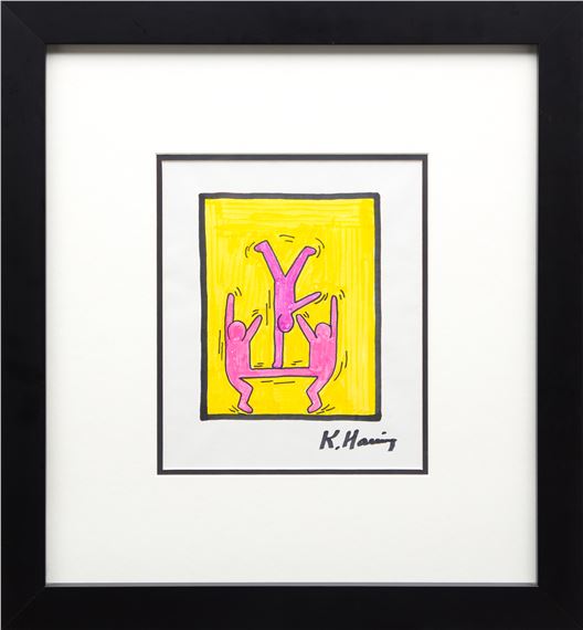 Keith Haring | Acrobats | MutualArt