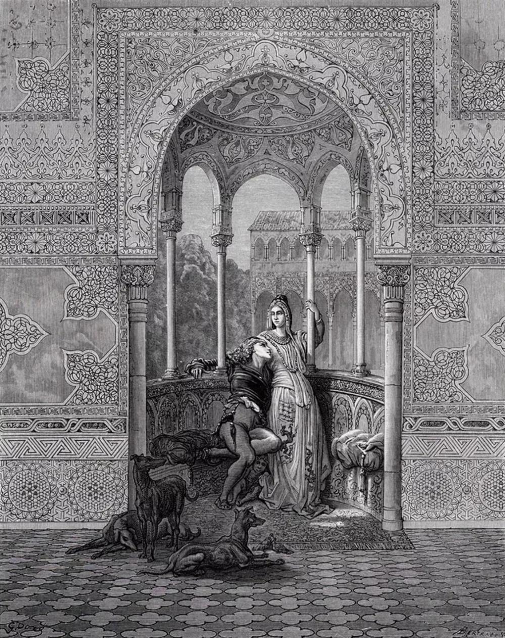 Gustave Doré | DORE 1800s Woodcut Bradamanters (Circa 1880) | MutualArt