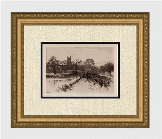 Percy Robertson | Percy Robertson ORIGINAL Etching Winchester College ...
