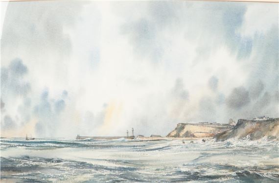 John Freeman | coastal landscape, Whitby | MutualArt