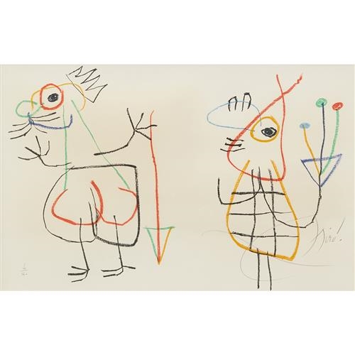 Joan Miró | Libre del Sis Sentits (Circa 1981) | MutualArt