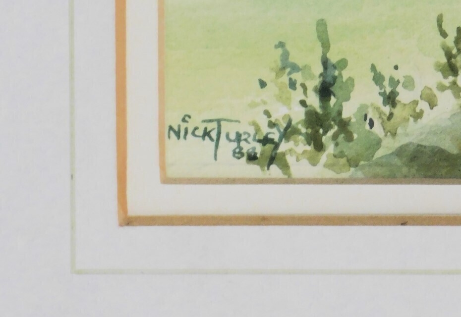 Nick Turley | The Hunt over the hedge | MutualArt