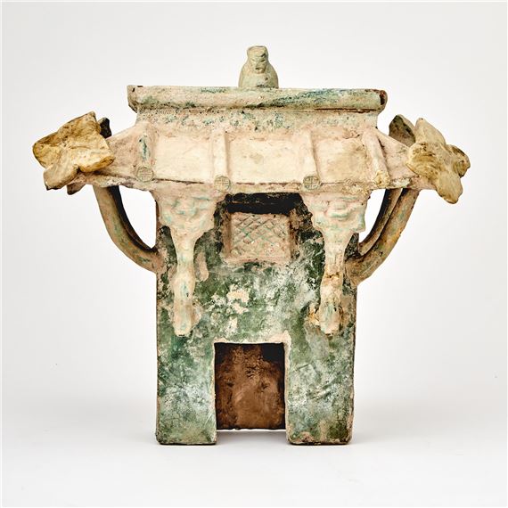 Han Dynasty | A Chinese Pottery Model of a Watchtower Han Dynasty ...