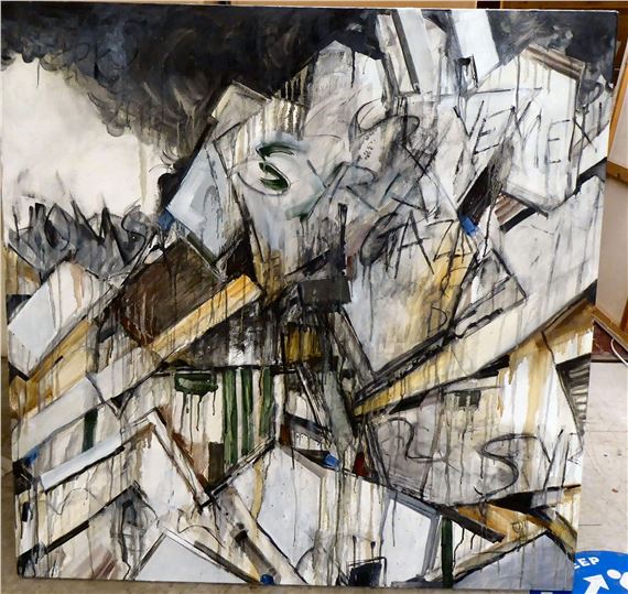 Phillip Byrne | Philip Byrne - untitled oil on canvas bears a signature ...