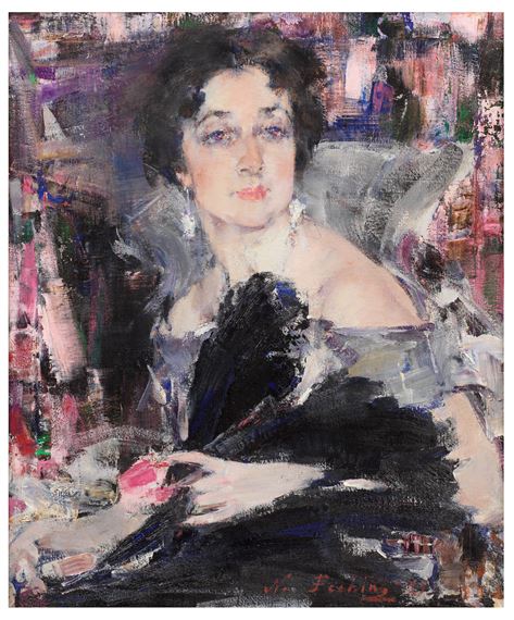 Nicolai Fechin | Portrait of a Balinese girl | MutualArt