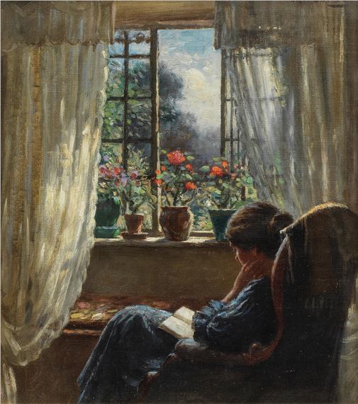 William Kay Blacklock | A cosy corner (1914) | MutualArt