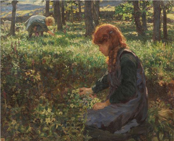 Frederick Stead | Flower picking | MutualArt