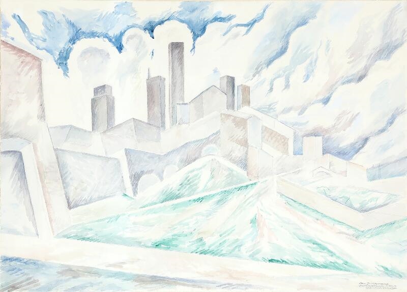 Niels William Scharff | San Gimignano | MutualArt
