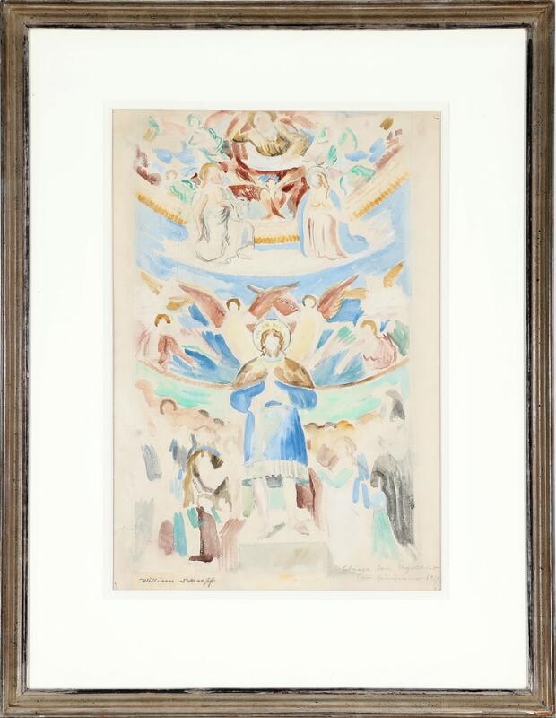 Niels William Scharff | Biblical scene (1927) | MutualArt