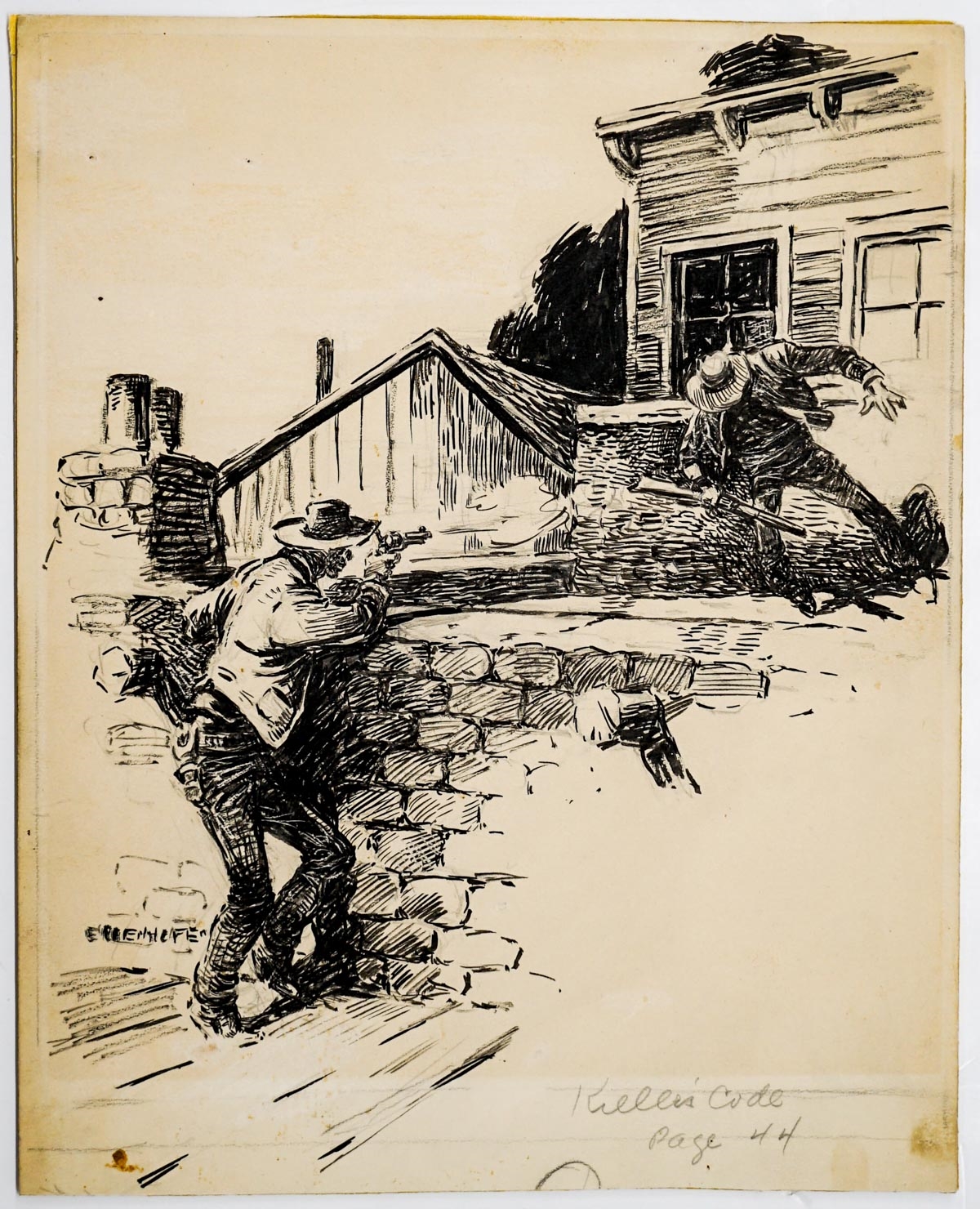 Nick Eggenhofer | Custer’s Last Stand (Circa 1925) | MutualArt