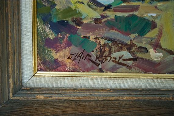 Clair V. Fry | Clair V Fry (American, 1901-1995) Oil on Board | MutualArt