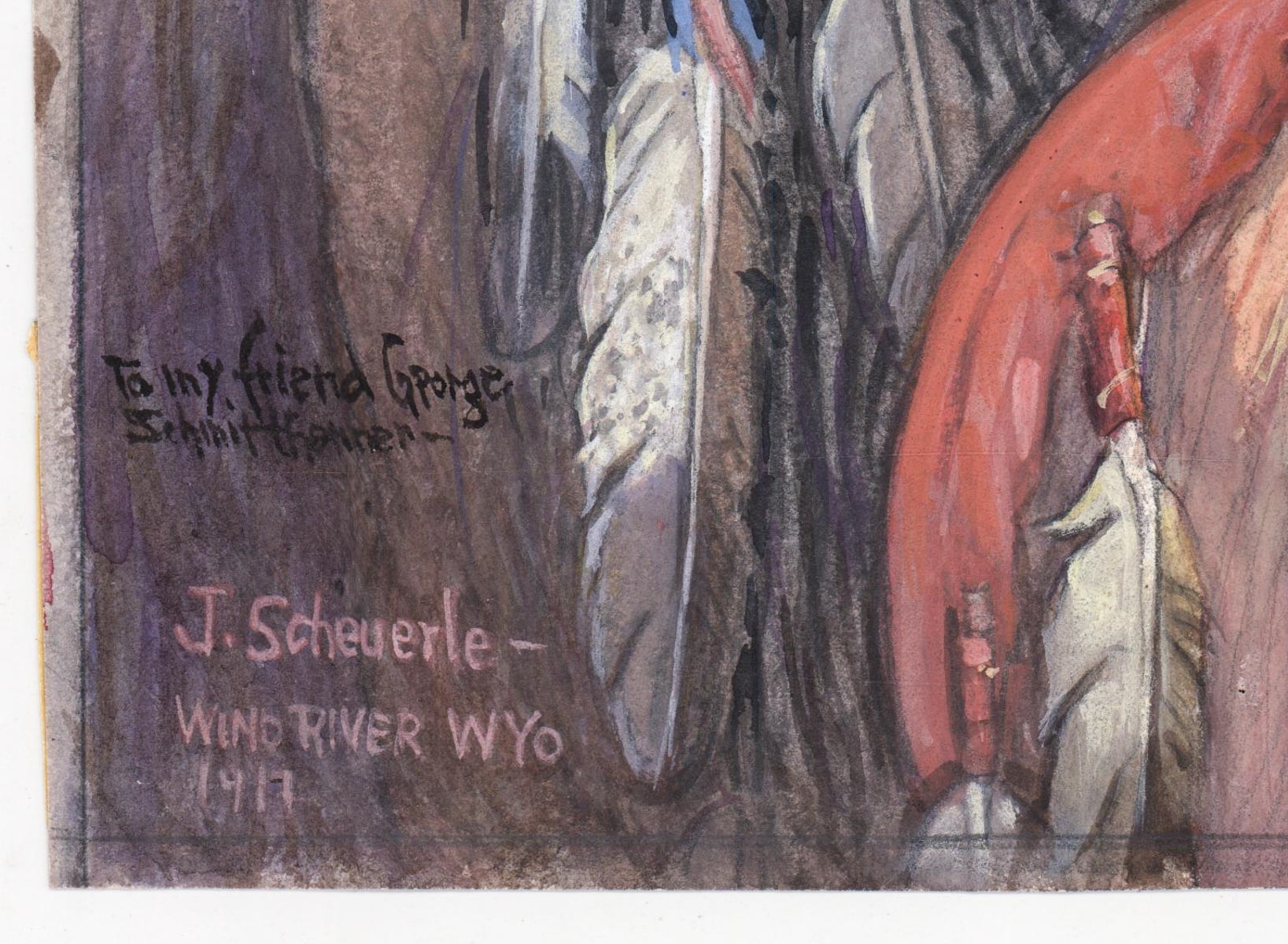 Joseph Scheuerle | Joseph Scheuerle (1873-1948) Original Watercolor ...