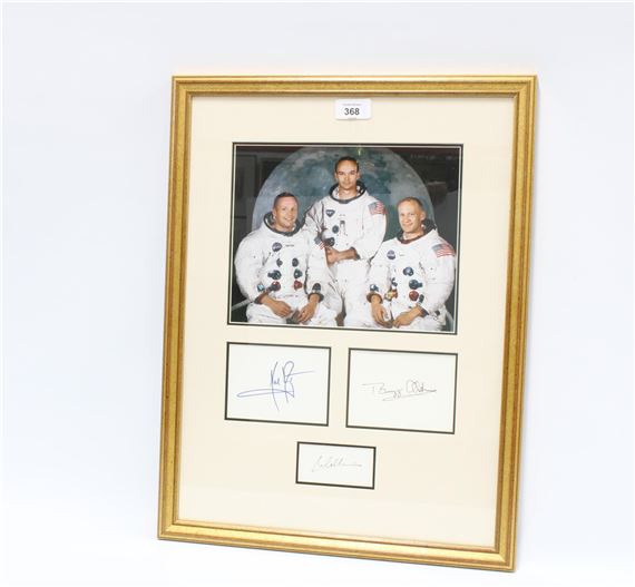 Michael Collins | An Apollo 11 Moon Landing group of signatures | MutualArt