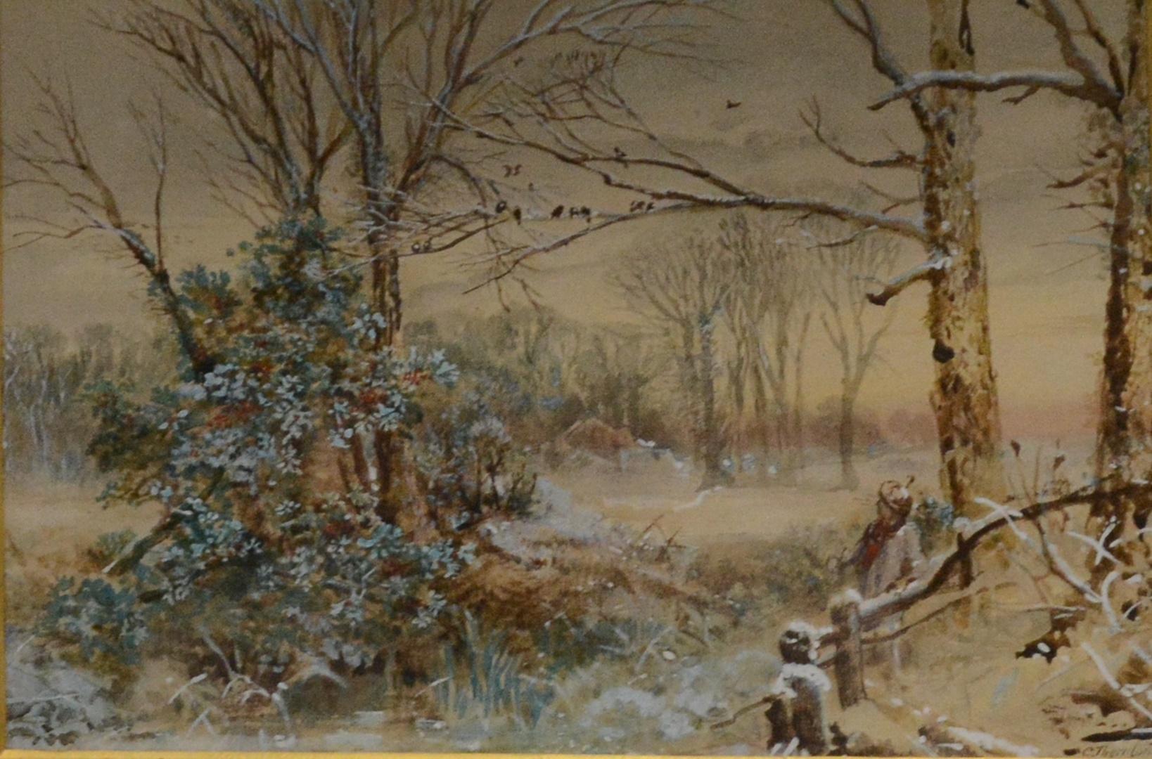 Cecil J. Thornton | Winter landscape | MutualArt