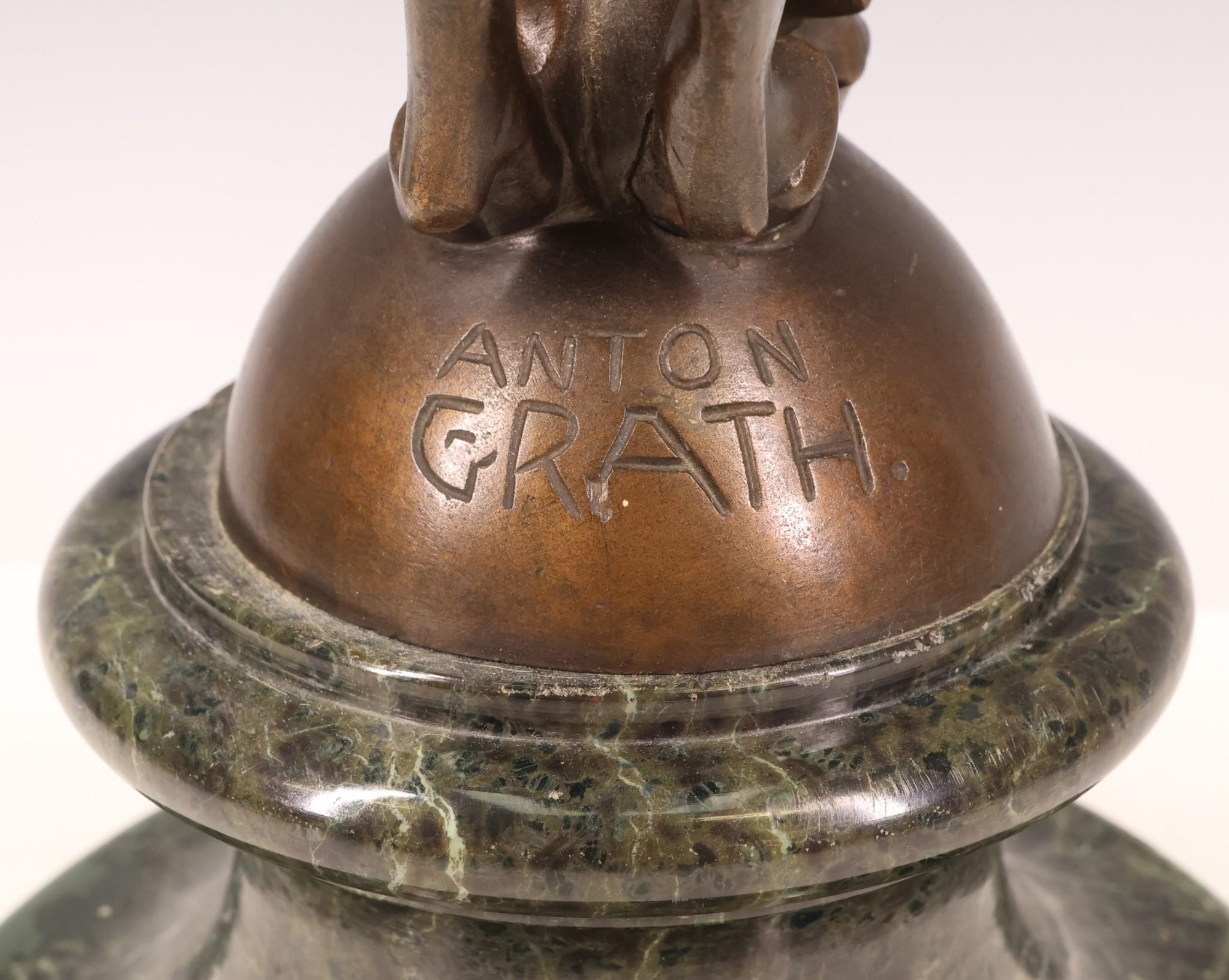 Anton Grath | Impressed signature to the base | MutualArt