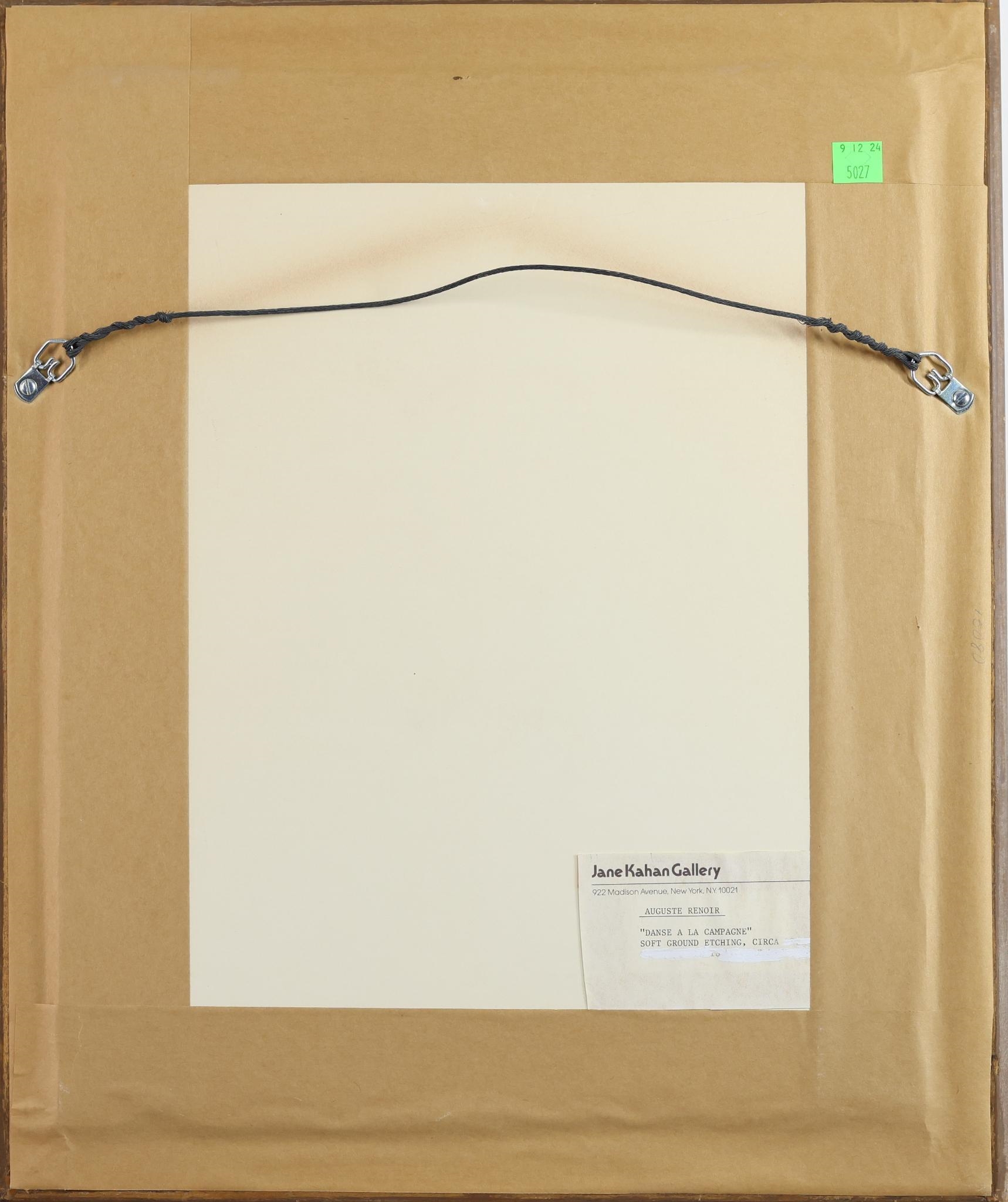 Pierre-Auguste Renoir | La Danse a la Campagne (Circa 1890) | MutualArt