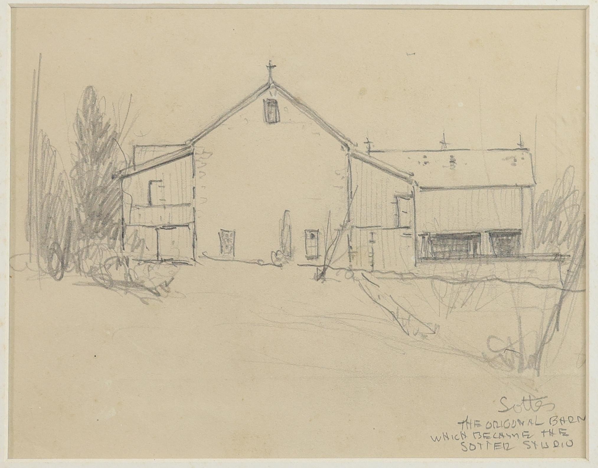 George William Sotter | THE HILL ROAD, WINTER | MutualArt