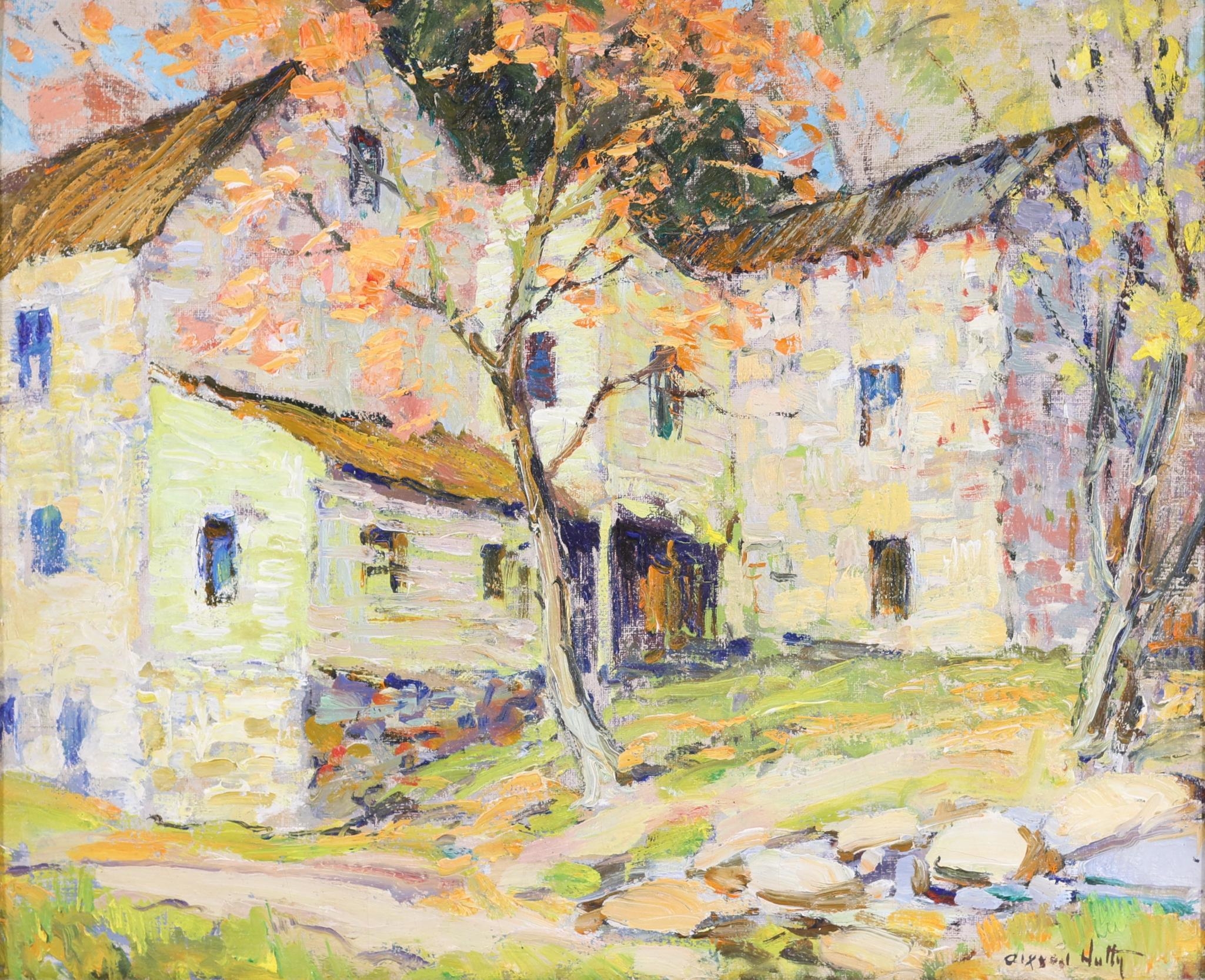 Alfred Heber Hutty | Impressionist architectural scene | MutualArt