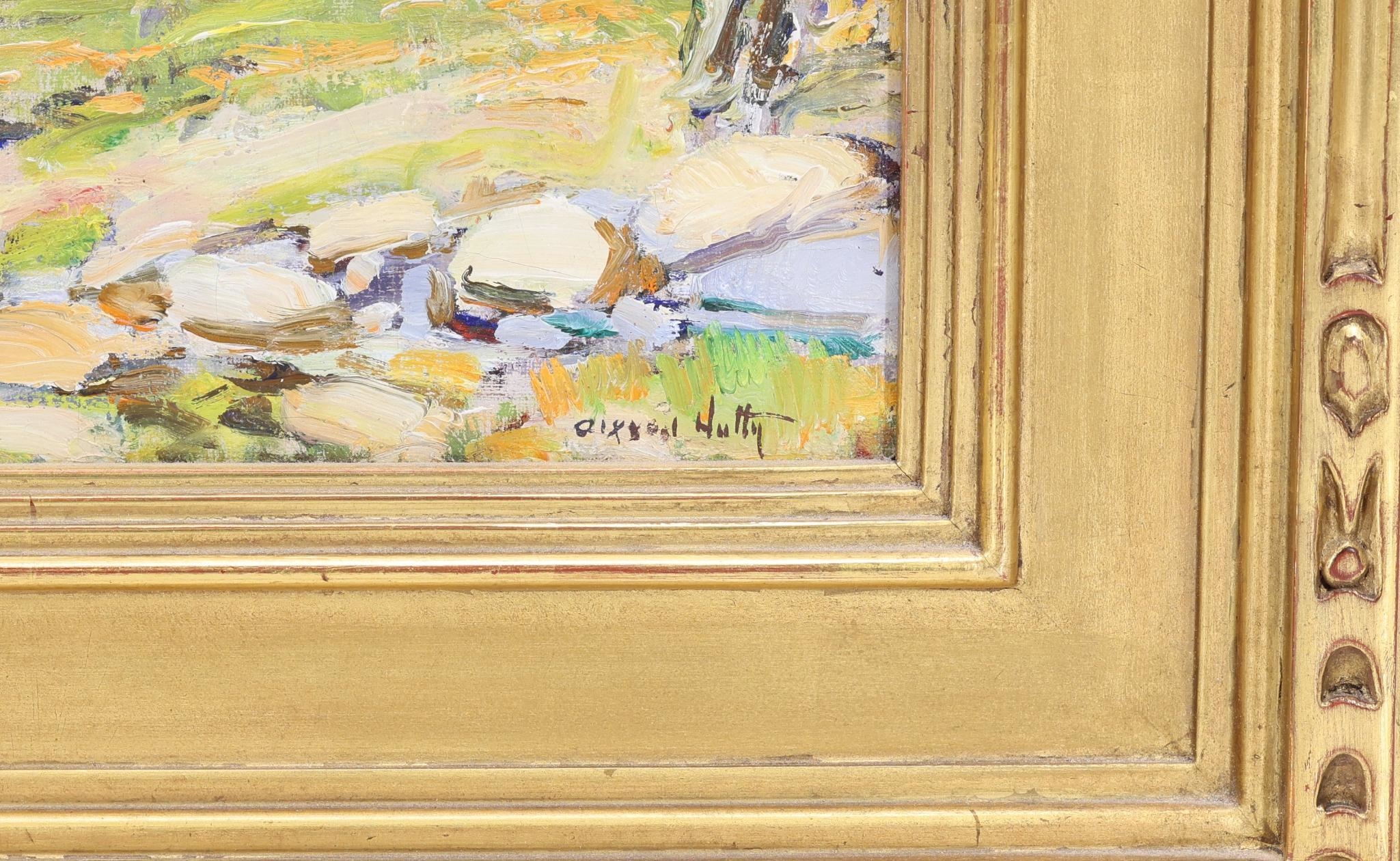 Alfred Heber Hutty | Impressionist architectural scene | MutualArt
