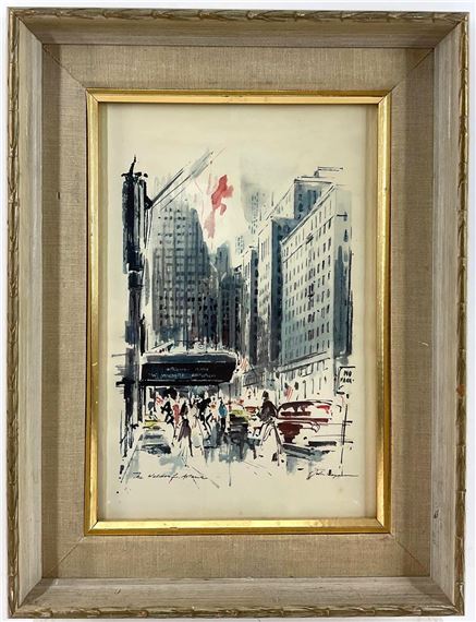 John Haymson | urban landscape of Waldorf Astoria | MutualArt