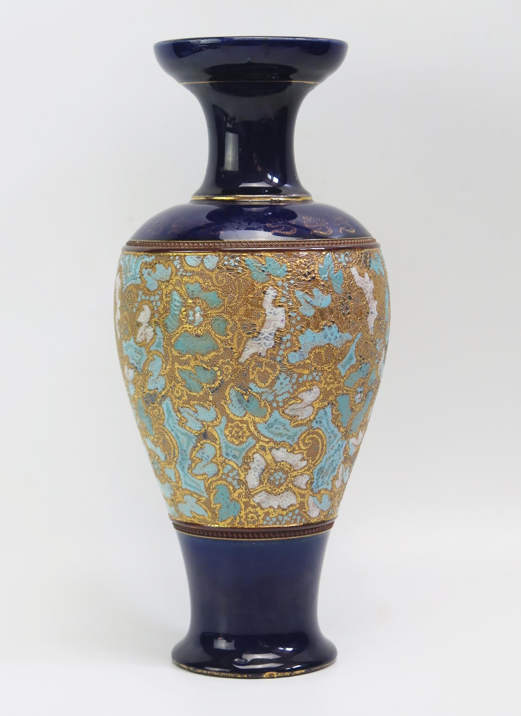 Royal Doulton | A Royal Doulton vase of slender ovoid form | MutualArt