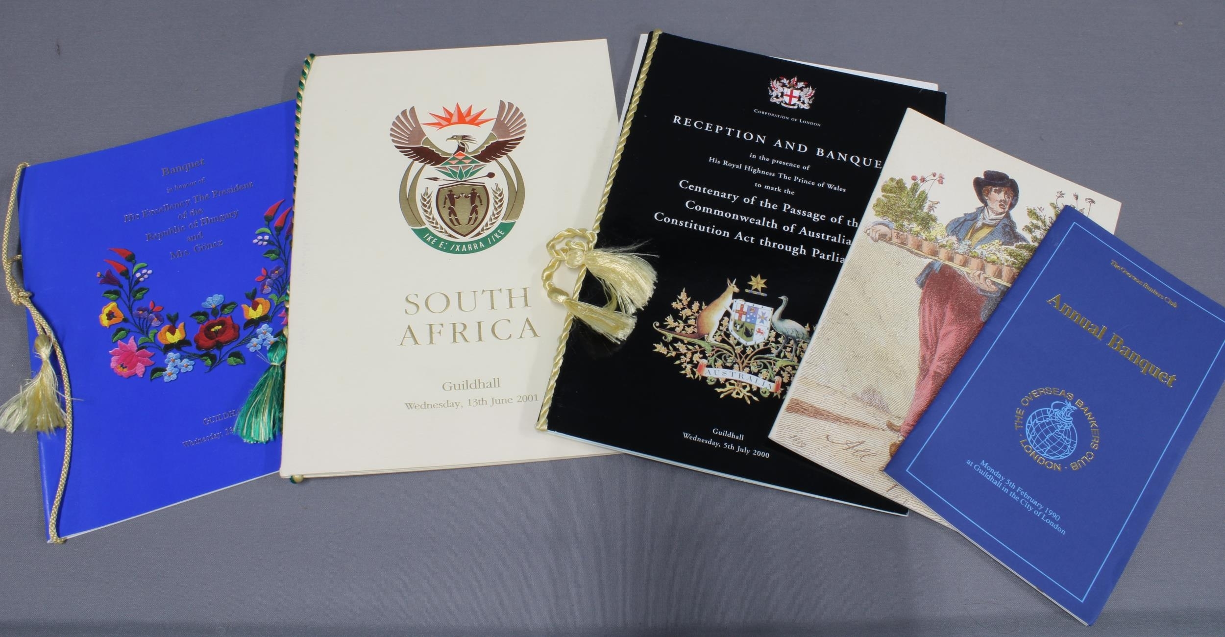 King Charles III | A collection of Guildhall Menus (2000) | MutualArt