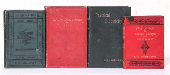 H. Gordon | Four antique books on the study of electricity (1897 ...
