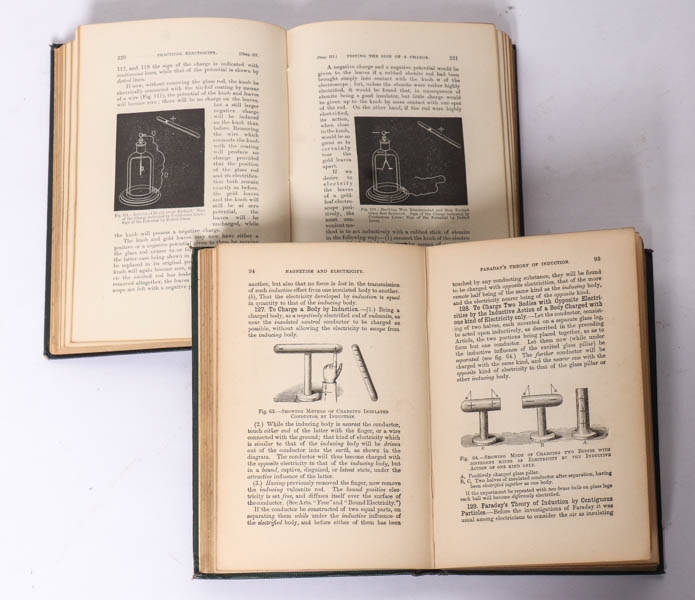 H. Gordon | Four antique books on the study of electricity (1897 ...