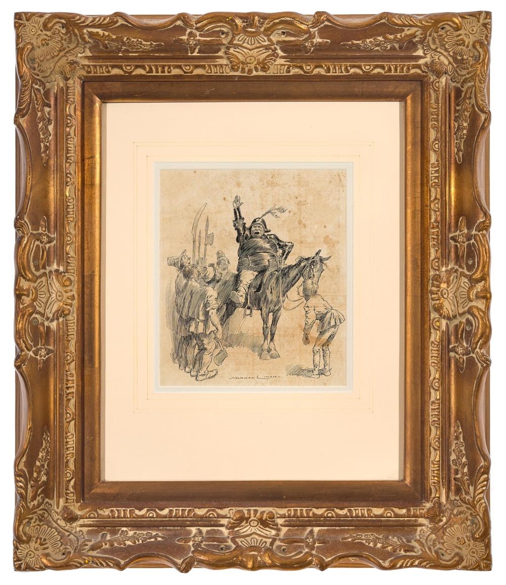 Norman Lindsay | A Pair of Political Cartoons | MutualArt